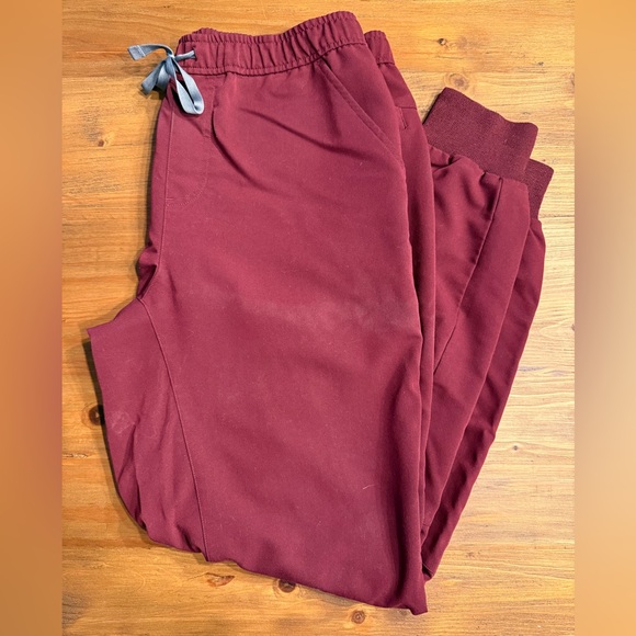 Figs | Pants | Figs Mens Burgundy Tansen Jogger Scrub Pants | Poshmark
